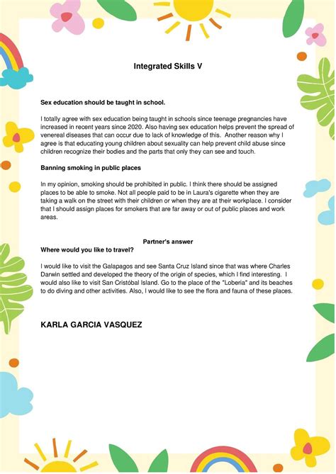 Karla Comic Integrated Skills V Sex Education Should Be Taught In Babe I Totally Agree With