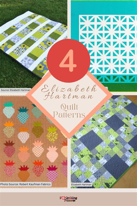 Top 4 Free Elizabeth Hartman Quilt Patterns 10 Bonus Patterns For