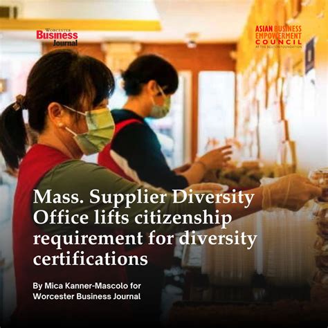 📣 The Massachusetts Supplier Diversity Office Sdo Has Removed Its