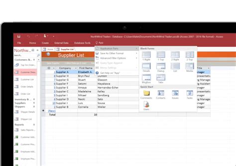 Microsoft Access скачать на Windows бесплатно