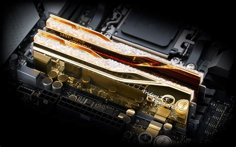 G Skill Trident Z5 Royal Neo Ddr5 6000 Cl28 32gb 2x16gb Amd Expo Desktop Memory Gold Silver