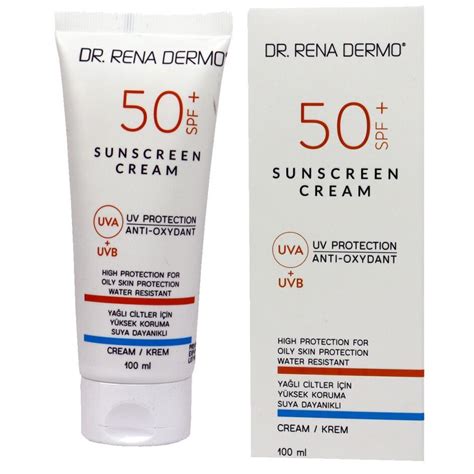Слънцезащитен крем Dr Rena Dermo За мазна кожа 100 мл Emag Bg