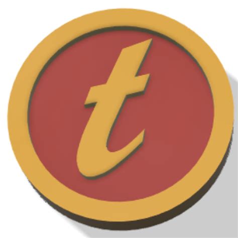 Stl File Tibia Coin・3d Printable Model To Download・cults Stl File Tibia Coin・3d Printable Model To Download・cults