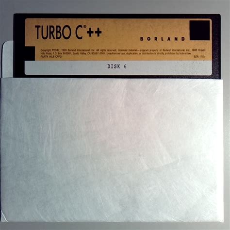 Borland Turbo C 1990 Borland International Inc Free Download