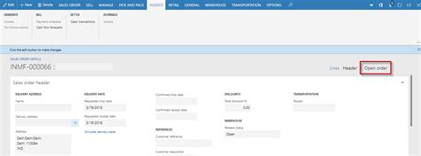 Sales Order Status With Dynamics 365 Finance And Operations Hardiks Dynamics Blog