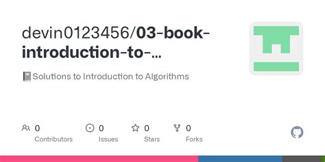 GitHub Devin Book Introduction To Algorithms Old Notebook Solutions To