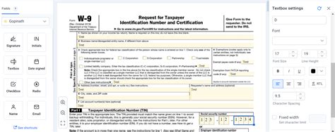 How To Sign W 9 Forms Online Quickly Using Boldsign