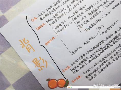 背影思维导图简单又漂亮 背影思维导图教学设计 图片 网专笔记