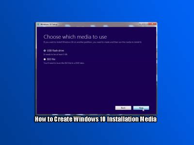 How To Create Windows Installation Media