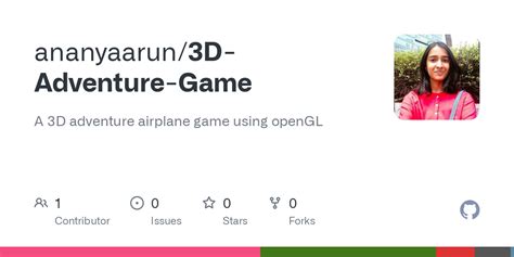 github ananyaarun 3d adventure game a 3d adventure airplane game