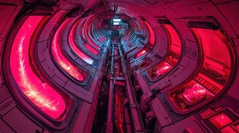 Iter Fusion Reactor Interior Stock Illustration Illustration Of Tubes Light 367681795