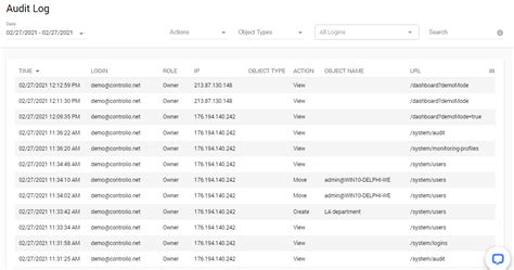 audit log controlio