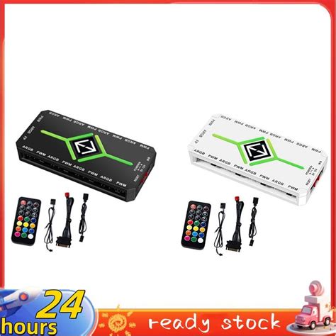 Hot Sale 5V 3 Pin ARGB Controller Cooling 4 Pin PWM Fan Hub PWM ARGB Fan Hub For 5V Addressable