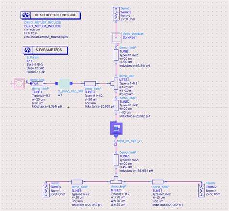 Bias Network Design For X Band Gaas Mmic Amplifier Complete