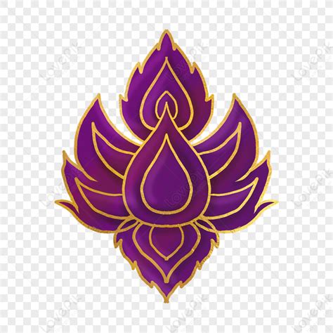 Thai Purple Pattern Phnom Penh Thai Pattern Symmetrical Decorative Patternpatterngeometric Png