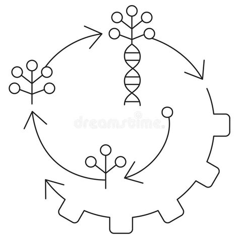 Evolutionary Computing Icon Stock Vector Illustration Of Intelligence