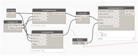 Data Shapes Uimultipleinputform Doesnt Work Packages Dynamo