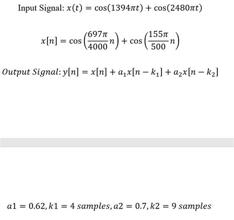 Solved Use DFT Processing To Compare The Input Signal S Chegg