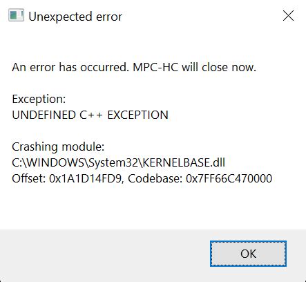 Can T Use VapourSynth Or Open The Properties Page Without Crashing Issue CrendKing