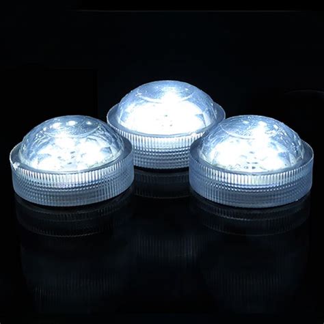 White Mini Waterproof Led Triple Light Battery Operated Super Bright Waterproof Light Battery