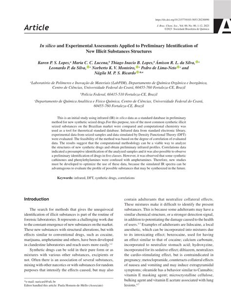 Pdf In Silico And Experimental Assessments Applied To Preliminary