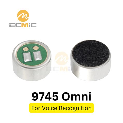 9 7mm Omnidirectional Microphone Element For Voice Recognition Ecmic