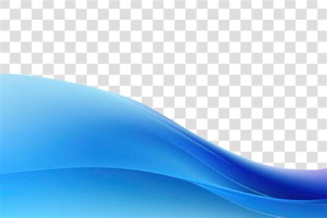 abstract blue wave design premium ai generated psd