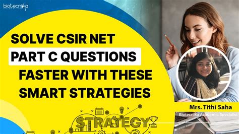 Score High In CSIR NET PART C Solve Questions With These Smart Strategies YouTube