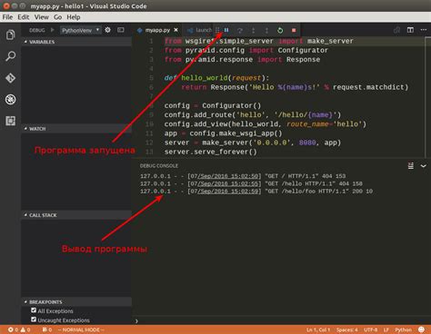 Visual Studio Code для Python Ural penguins