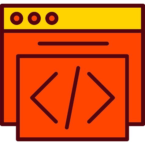 Code Generic Outline Color Icon
