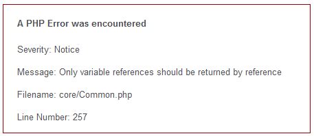Mengatasi A PHP Error Was Encountered Core Common Php Line Number Programing IT