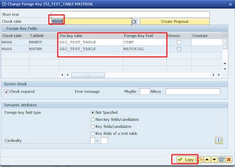 Assigning Check Table To Specific Field In The Custom Table