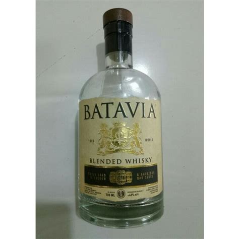 Jual Botol Bekas Miras Batavia Whisky 700 Ml Shopee Indonesia
