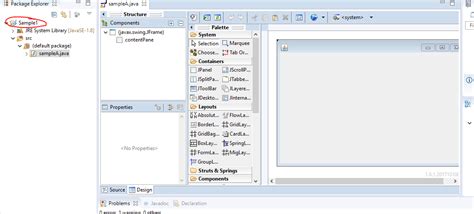 Java No Items Are Displayed In The Palette In Eclipse Oxygen Stack