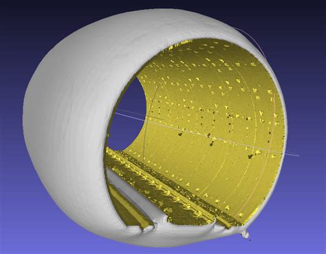 Hello I Run Poisson Reconstruction To Reconstruct A Tunnel Model Similar To A Cylinder
