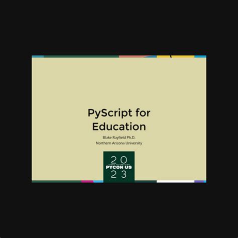 Copy Of Pyscript For Education