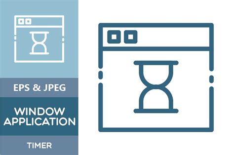 Windows Application Icon Timer Graphic By Beldonbenediktus · Creative Fabrica