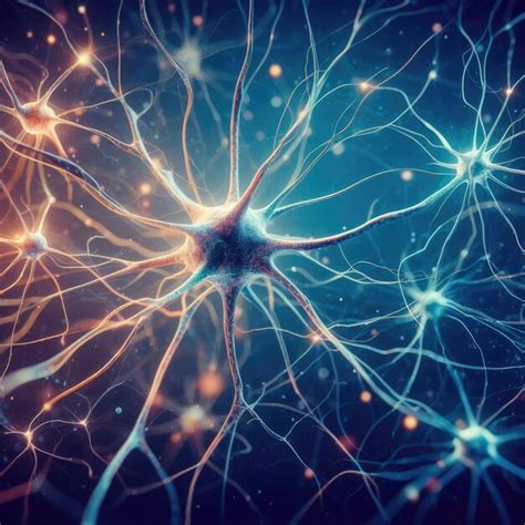 Premium Photo Abstract Fractal Neuron Brain Background