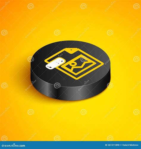 Isometric Line Tiff File Document Download Tiff Button Icon Isolated