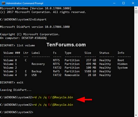 Fix Corrupted Recycle Bin In Windows Tutorials