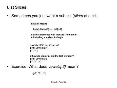 Ppt Lists In Python Powerpoint Presentation Free Download Id1177595
