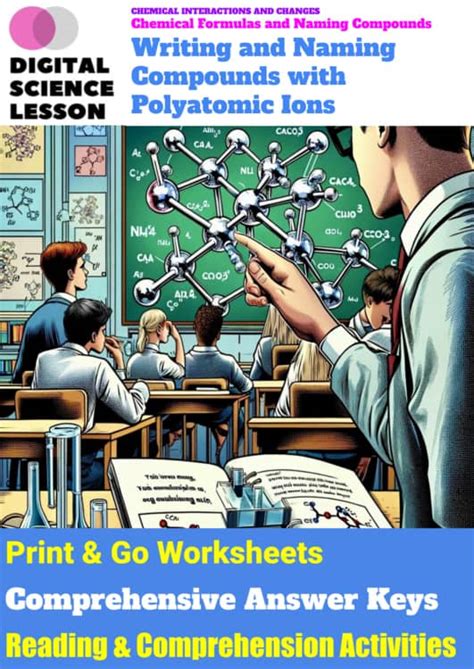 Writing And Naming Compounds With Polyatomic Ions By Digital Science Lesson