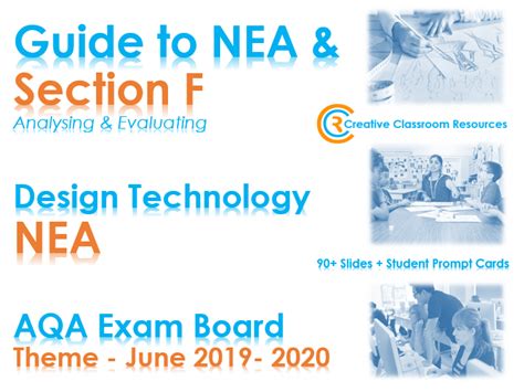 2024 2025 Gcse Dt Nea Aqa Guide Bundle Sections A B C D E And F Teaching Resources