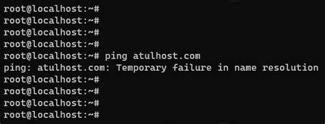 How To Resolve The Temporary Failure In Name Resolution Issue AtulHost