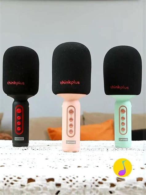 Lenovo M Portable Bluetooth Karaoke Dj Microphone Wireless Professional Speaker Home Ktv