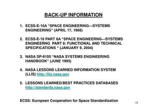 ppt engineering lessons learned and systems engineering applications