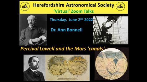 Percival Lowell And The Canals Of Mars Youtube