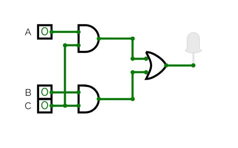 CircuitVerse MODUL RANGKAIAN LOGIKA LEMBAR KERJA NOMOR