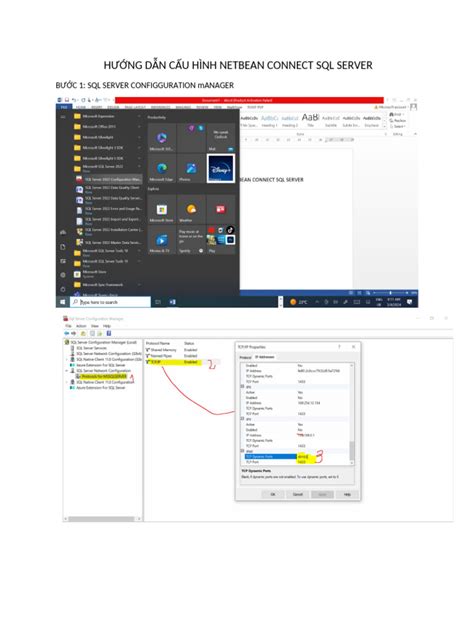 HƯỚng DẪn CẤu HÌnh Netbean Connect Sql Server Pdf