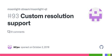 Custom Resolution Support Issue Moonlight Stream Moonlight Qt GitHub